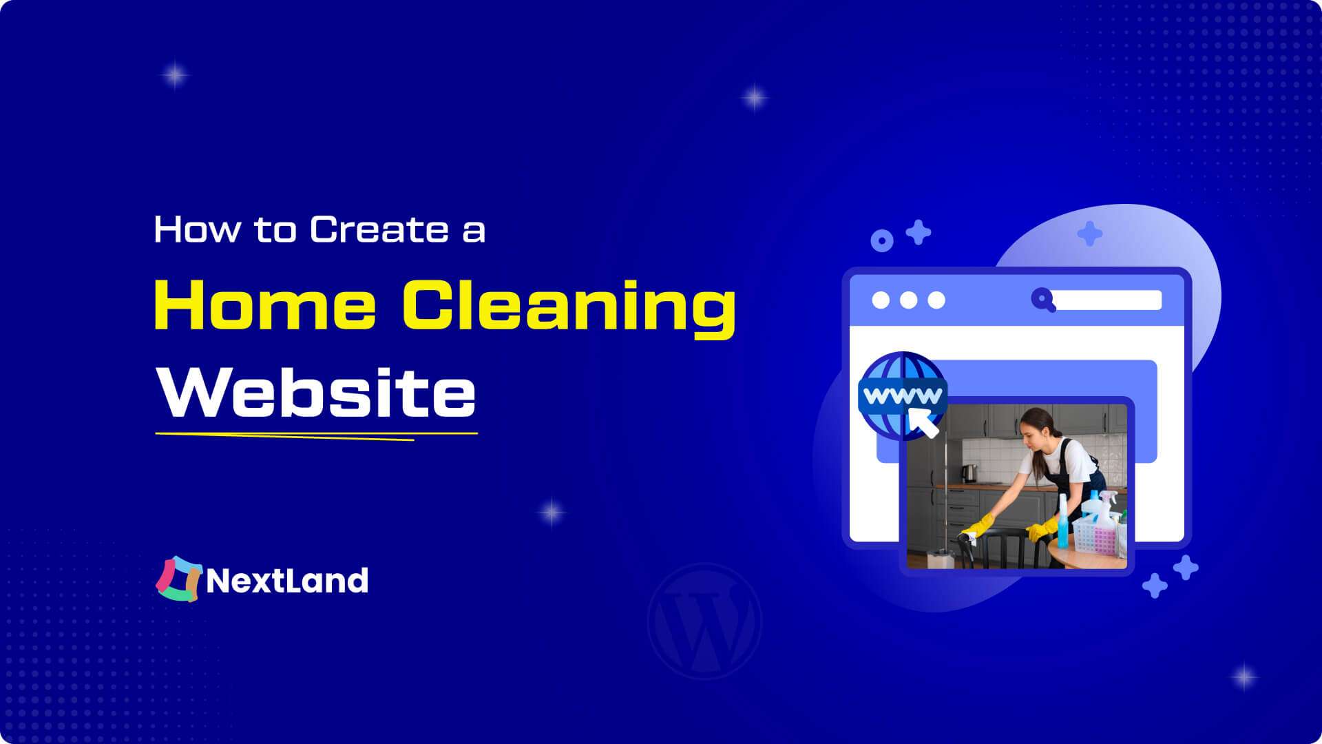 How to Create an Easy Home Cleaning Website