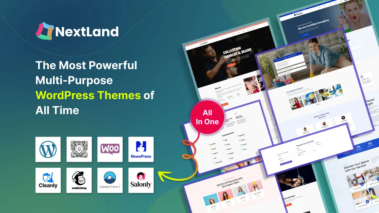 NextLand - The Ultimate Multipurpose WordPress Theme Of All Time